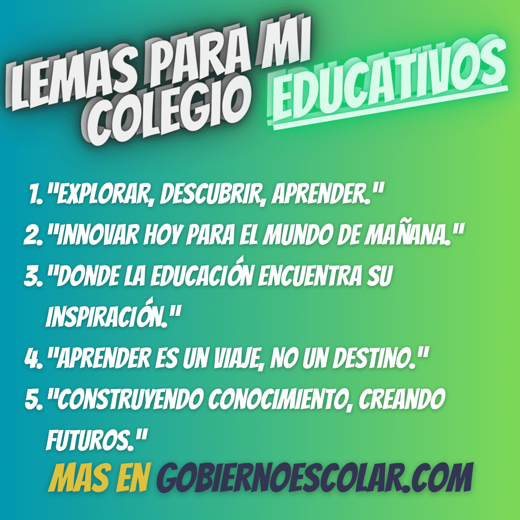 llᐈ Los MEJORES 100 Lemas Para Colegios ( CORTOS )