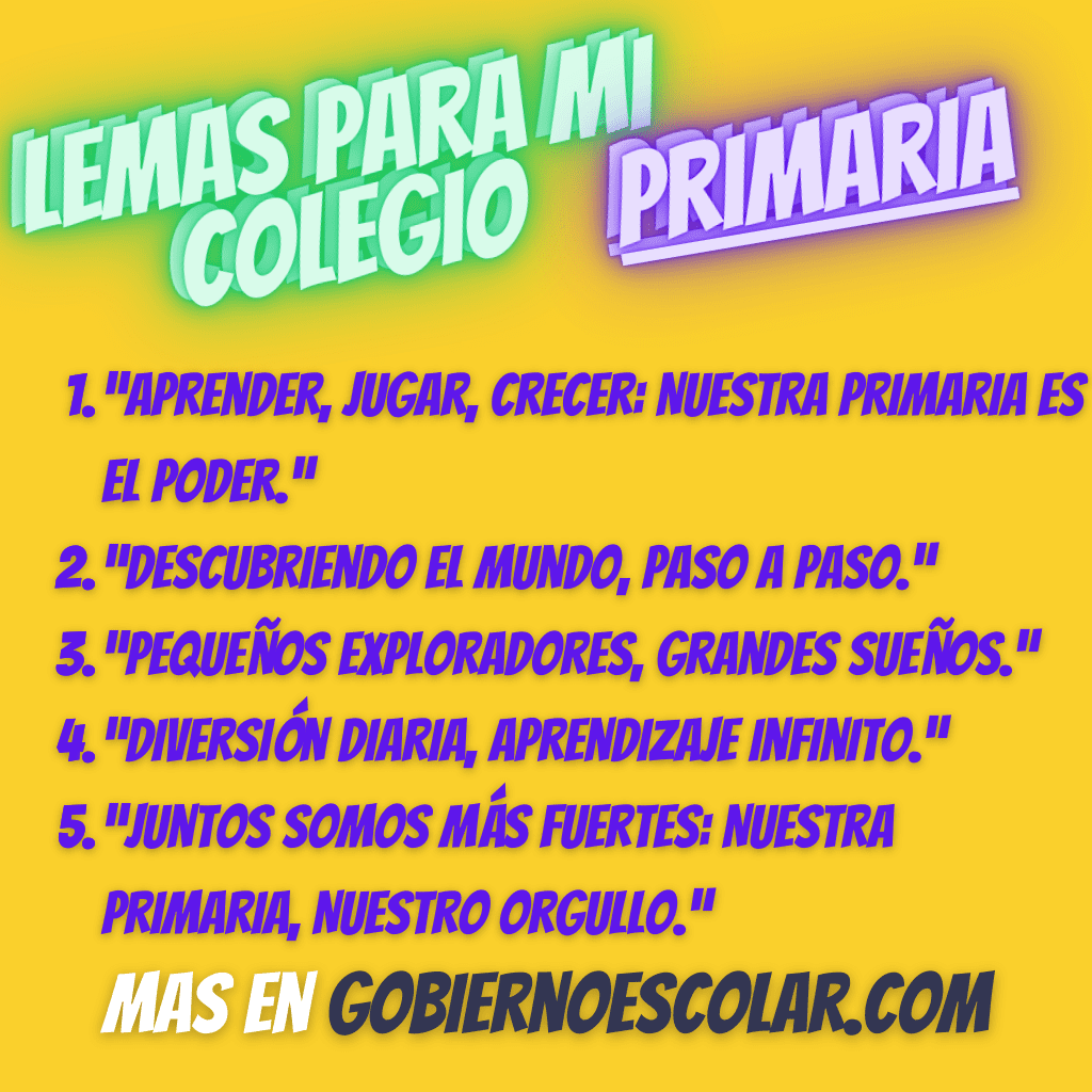llᐈ Los MEJORES 100 Lemas Para Colegios ( CORTOS )